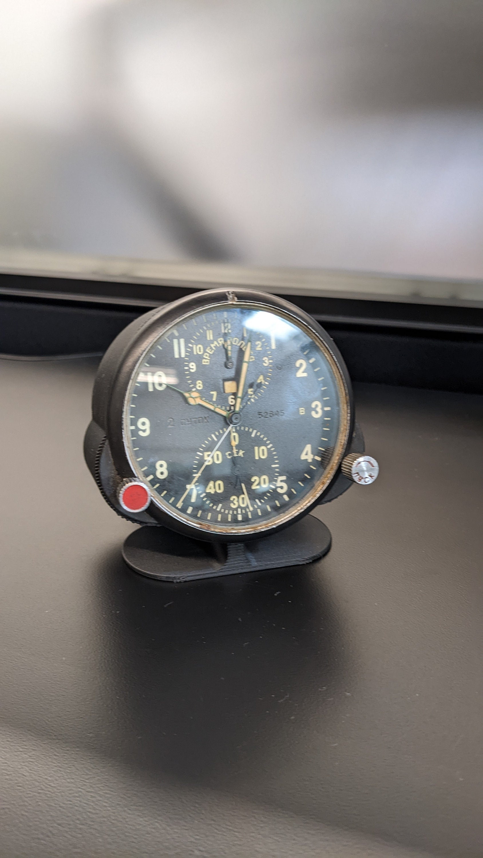Stand for Vintage Aviation Clock, Su Mig Clock Stand, 3dprint PLA ...
