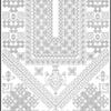 Cross Stitch Pattern for Damask Rose Ward Al Sham Palestinian ...