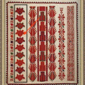 Cross Stitch Pattern for Cauliflower Zahra Qarnabeet Palestinian ...