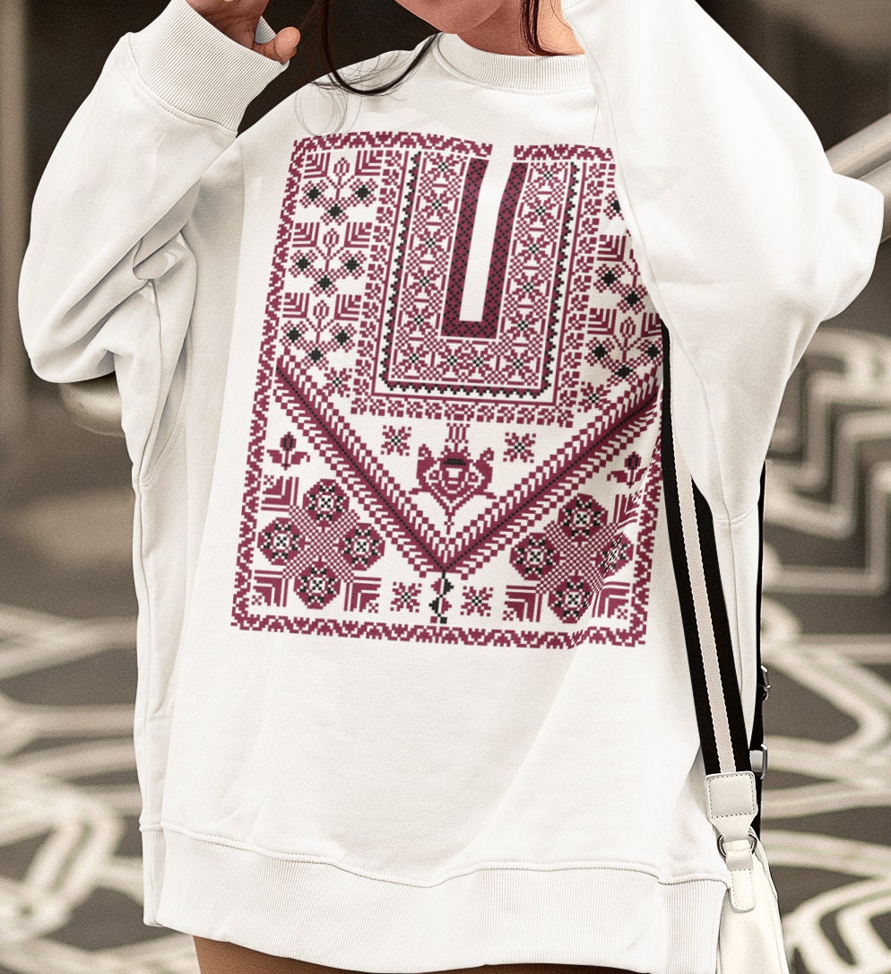 Palestinian Embroidery Motifs KABBA Qabah Pattern Fashion Ramallah City ...
