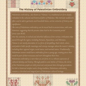 Cross Stitch Pattern for Damask Rose Ward Al Sham Palestinian ...