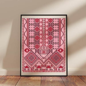 Palestinian Embroidery Motifs KABBA Qabah Pattern Fashion Al Ramla City ...