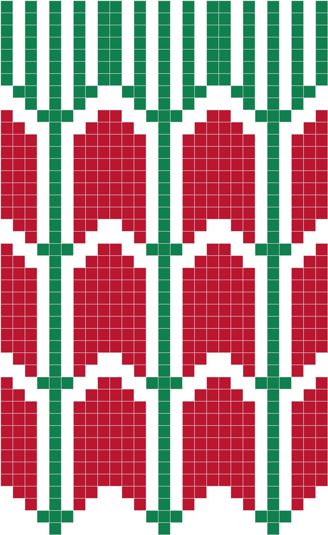 Cross Stitch Pattern for Palm Tree Al Nakhl Al Alali Palestinian ...