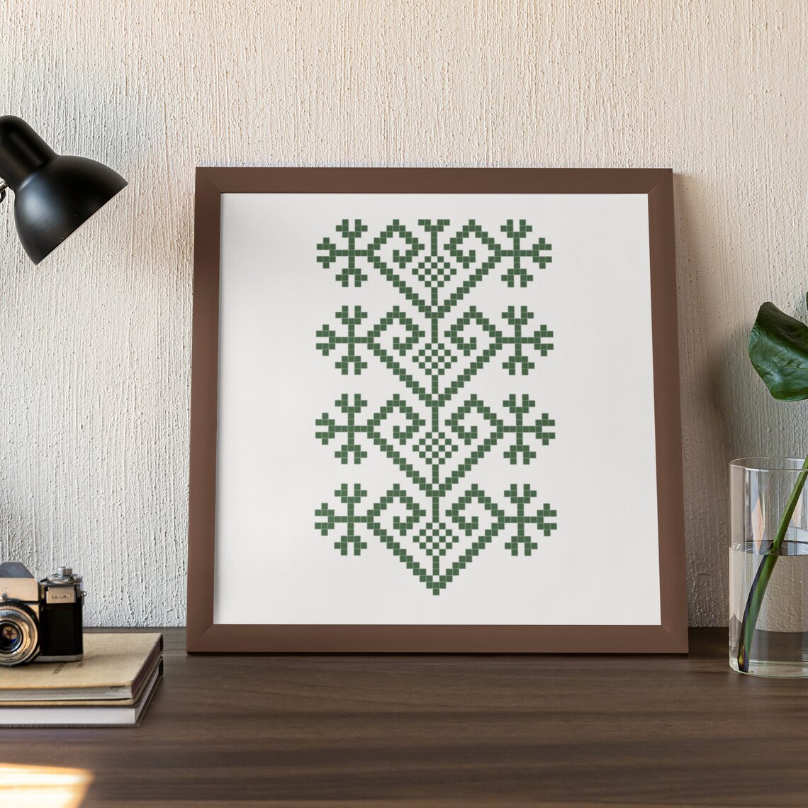 Cross Stitch Pattern for Almond Vine Tree Loz Palestinian Embroidery ...