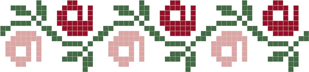 Cross Stitch Pattern for Orange Blossom Nafnouf Yafa Jaffa Palestinian ...