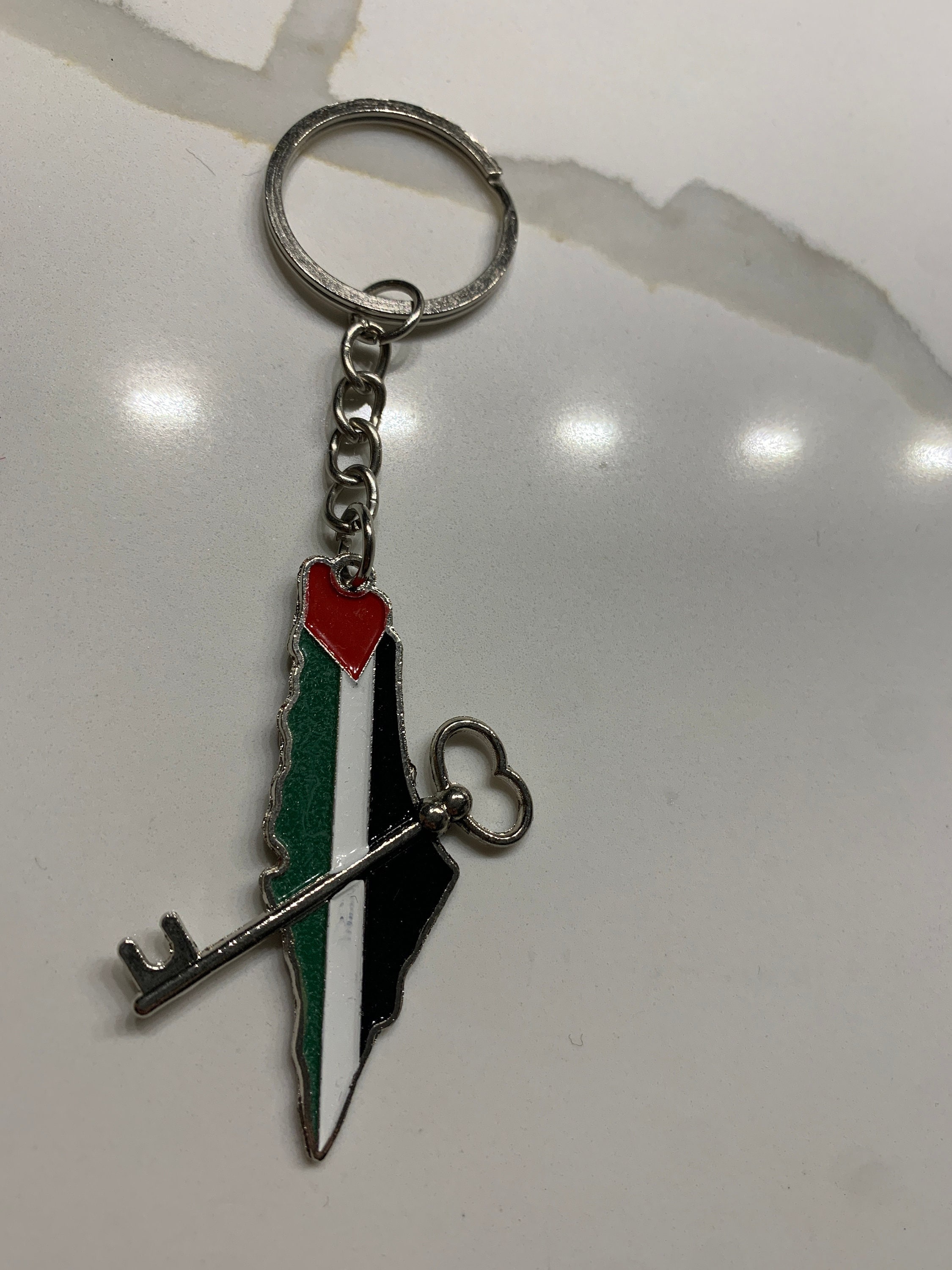 Palestine Key Chain Palestine Map Palestine Design Palestine Pendant ...