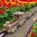 Wooden Train Planter: Outdoor Herb & Flower Carriages - Etsy UK