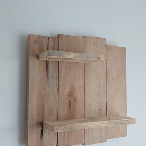 Rustic Wooden Wall Shelving Unit - Etsy UK
