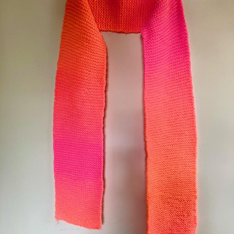Neon Scarf - Etsy