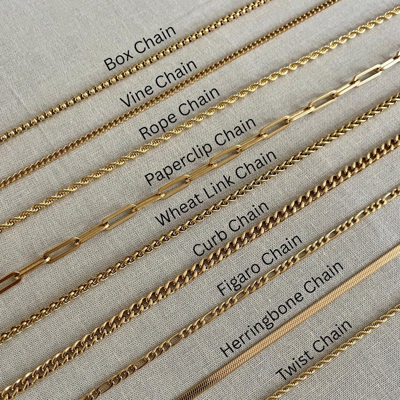 Non Tarnish Gold Chain - Etsy