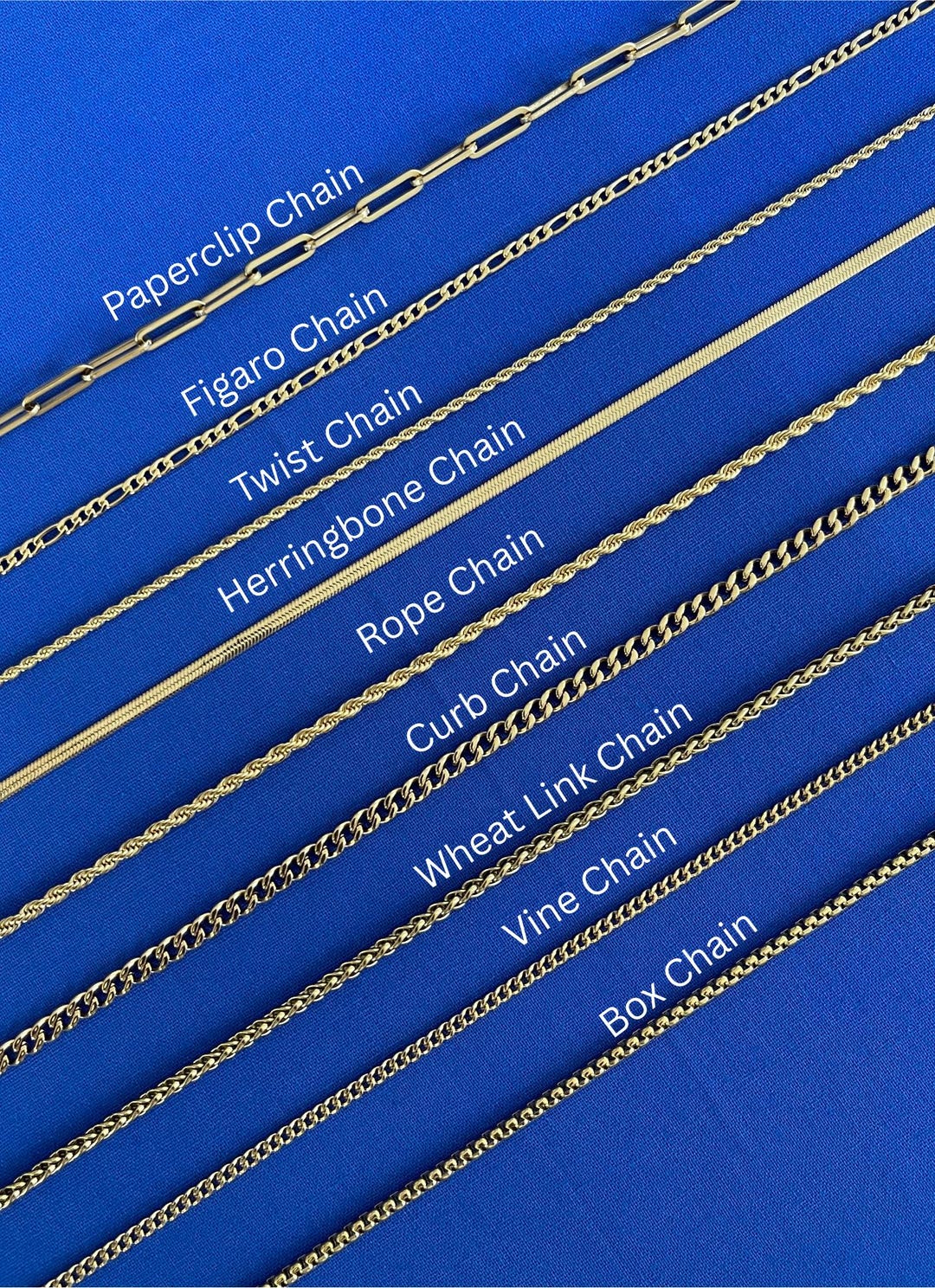 18K Gold Filled Chain Necklace: Tarnish-free Layering Chains, Gift for ...