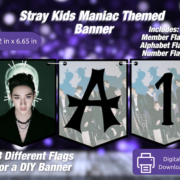 Kpop Stray Kids Banner - Etsy