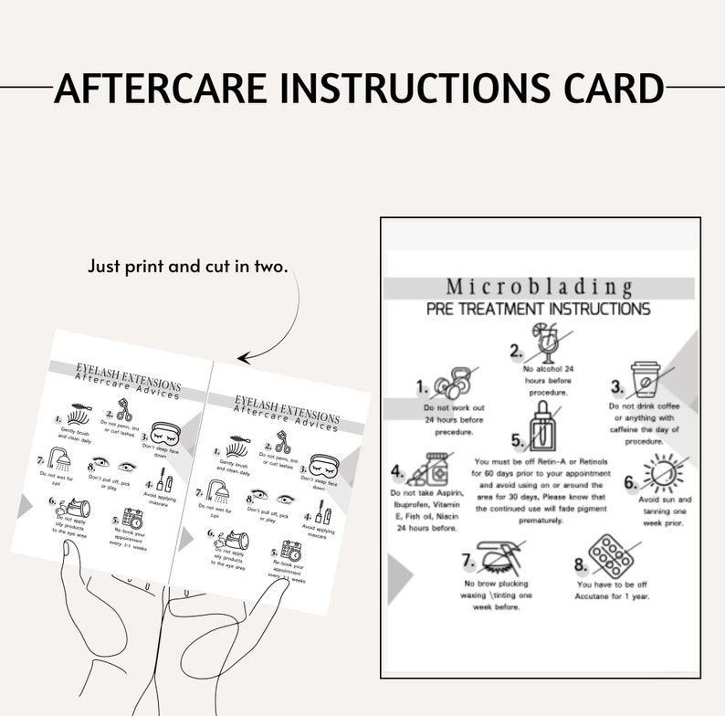 EDITABLE Microblading Consultation Form . Brow Tattoo Consent - Etsy