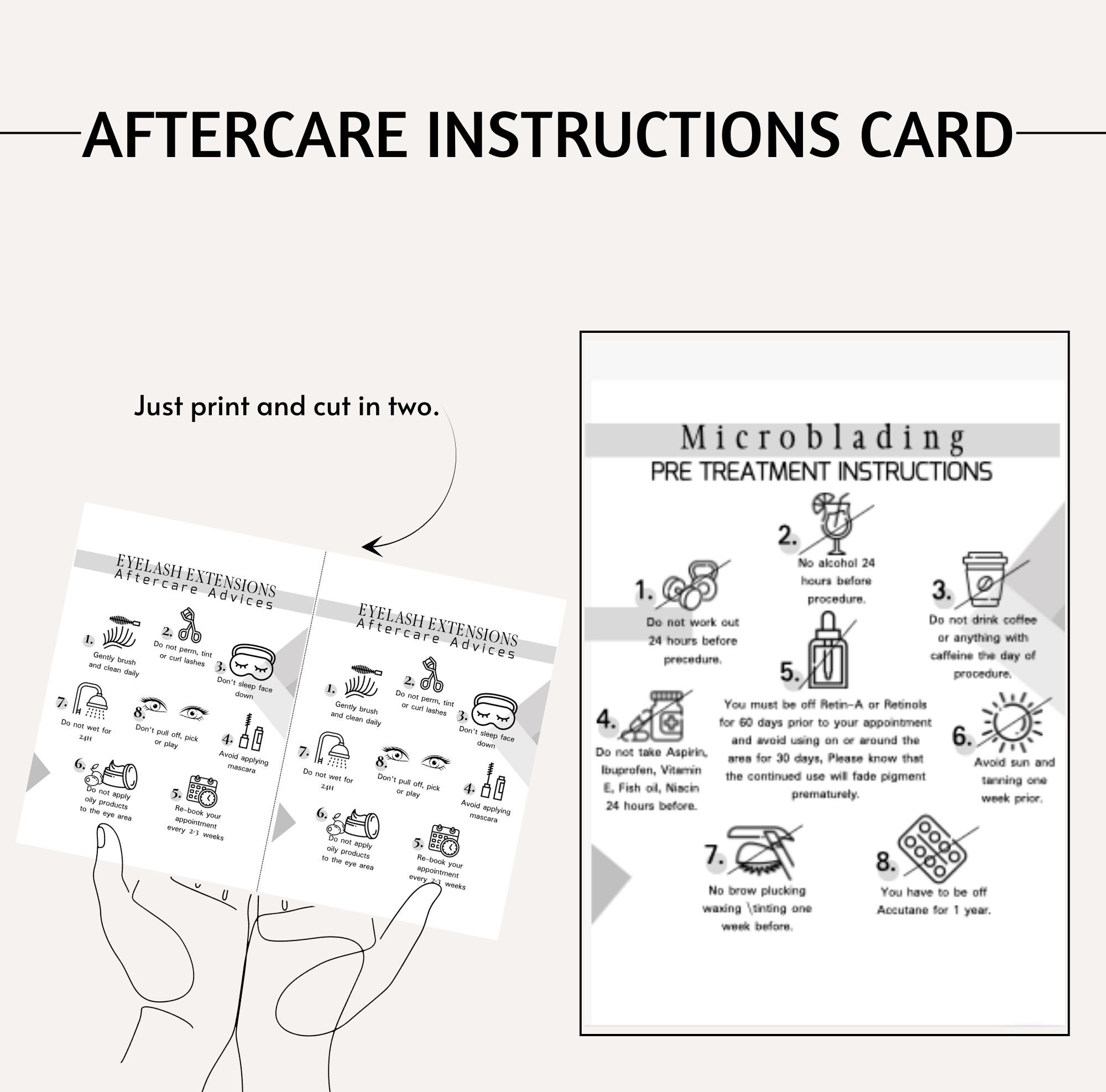 EDITABLE Microblading Consultation Form . Brow Tattoo Consent - Etsy