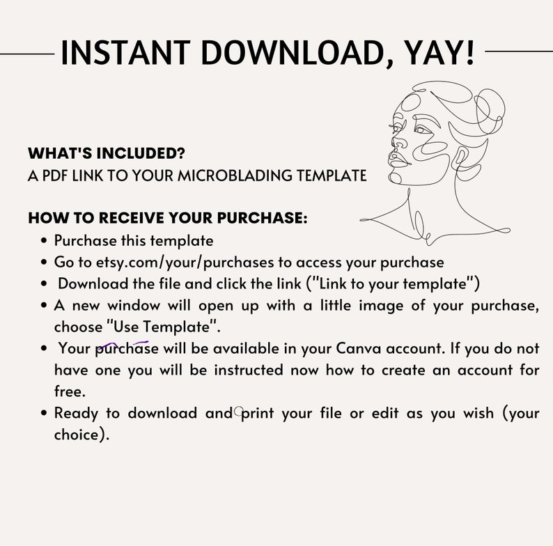 EDITABLE Microblading Consultation Form . Brow Tattoo Consent - Etsy