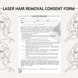 Laser Hair Removal Consent Form PDF, Consent for Laser Hair Removal ...