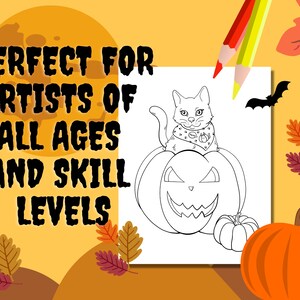 Printable Pets in Pumpkins Fall and Halloween Coloring Pages for ...