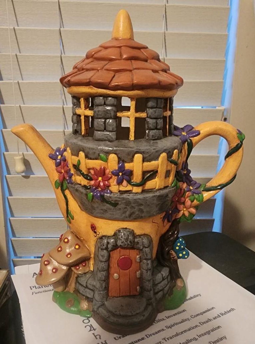 Fairy House in a Watering Pitcher - Etsy