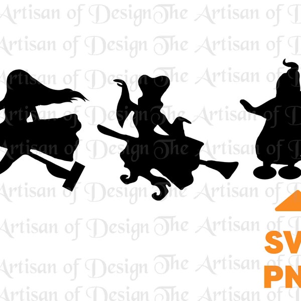 Sanderson Sister Flying Svg - Etsy