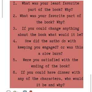 Book Club Discussion Questions - Easy to Use, Easy to Download, PDF ...