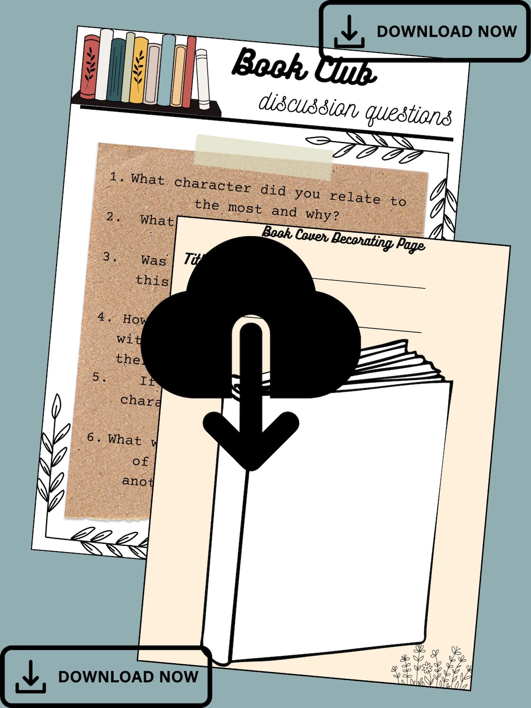 BOOK CLUB QUESTIONS - Discussion Questions, Pdf, Downloadable - Easy ...