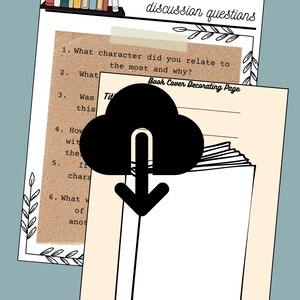 Book Club Discussion Questions – Easy Downloadable Template (PDF) - Etsy