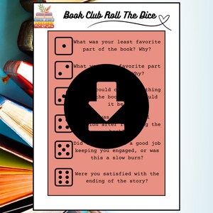 Book Club Roll the Dice! - Fun, Easy, Downloadable, PDF!! Roll the Dice ...