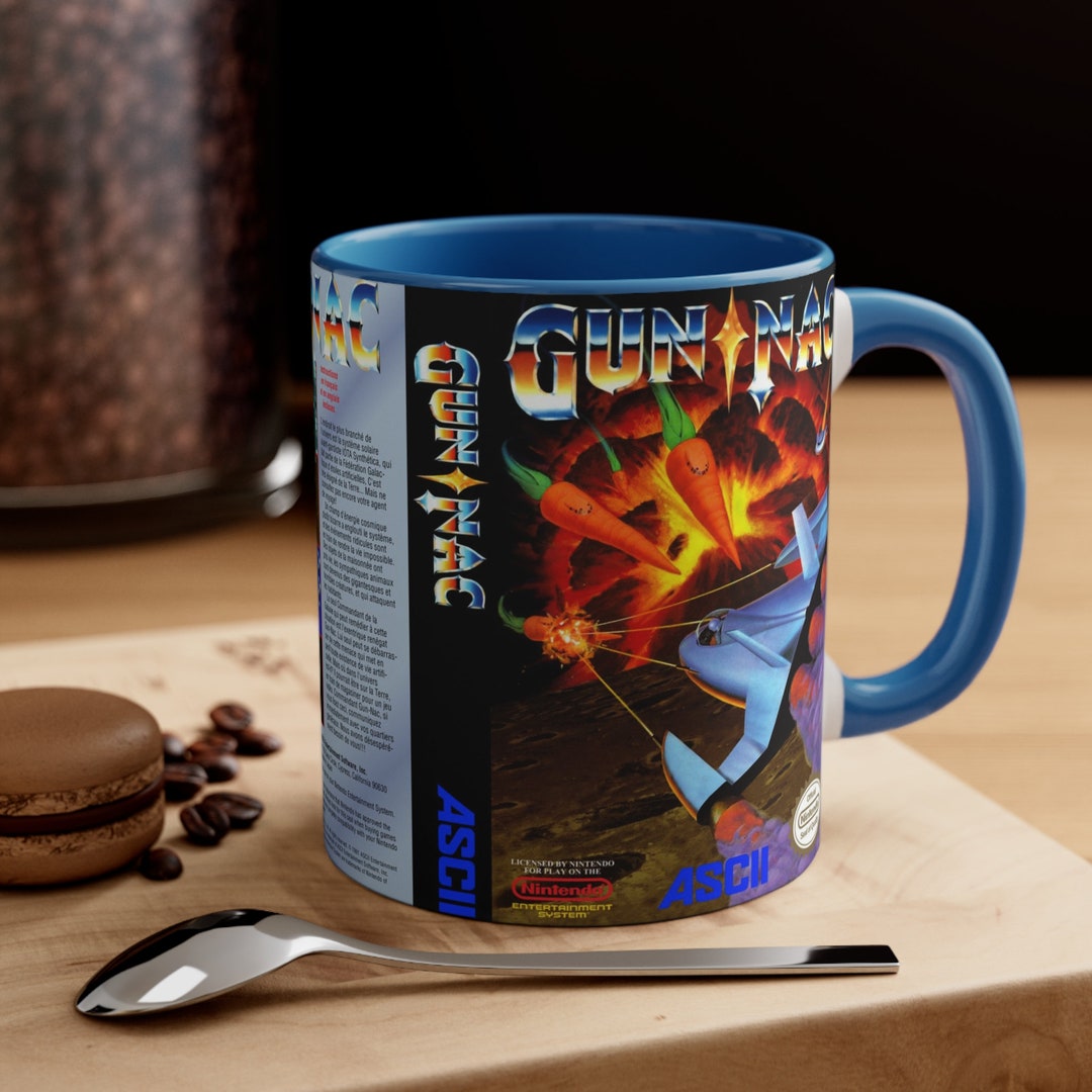 Gun Nac NES 8 Bit Game Box Cover Famicom Accent Coffee Mug 11 - Etsy