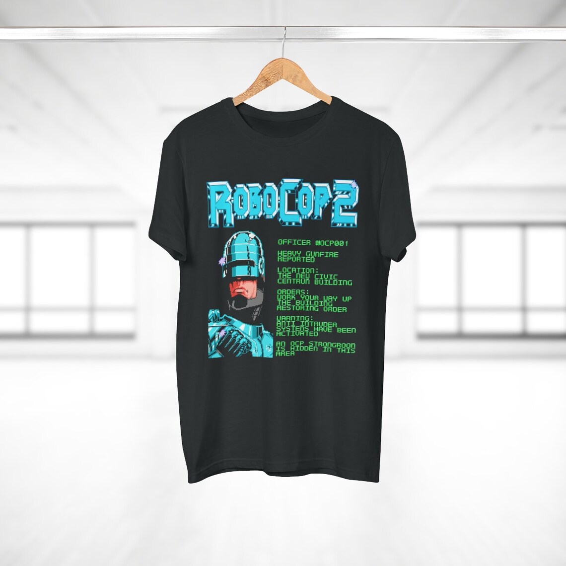 Robocop 2 Report Screen Poster Arcade NES Famicom Game 8 Bit Classic ...