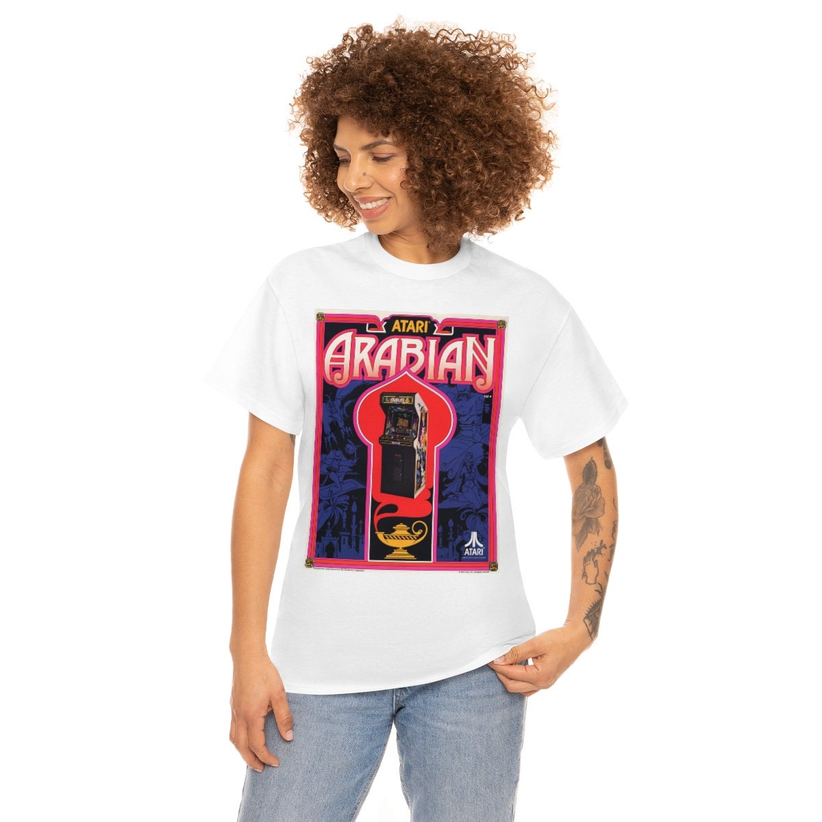 Arabian Atari Arcade Nes Game Screen Poster Box T Shirt - Etsy