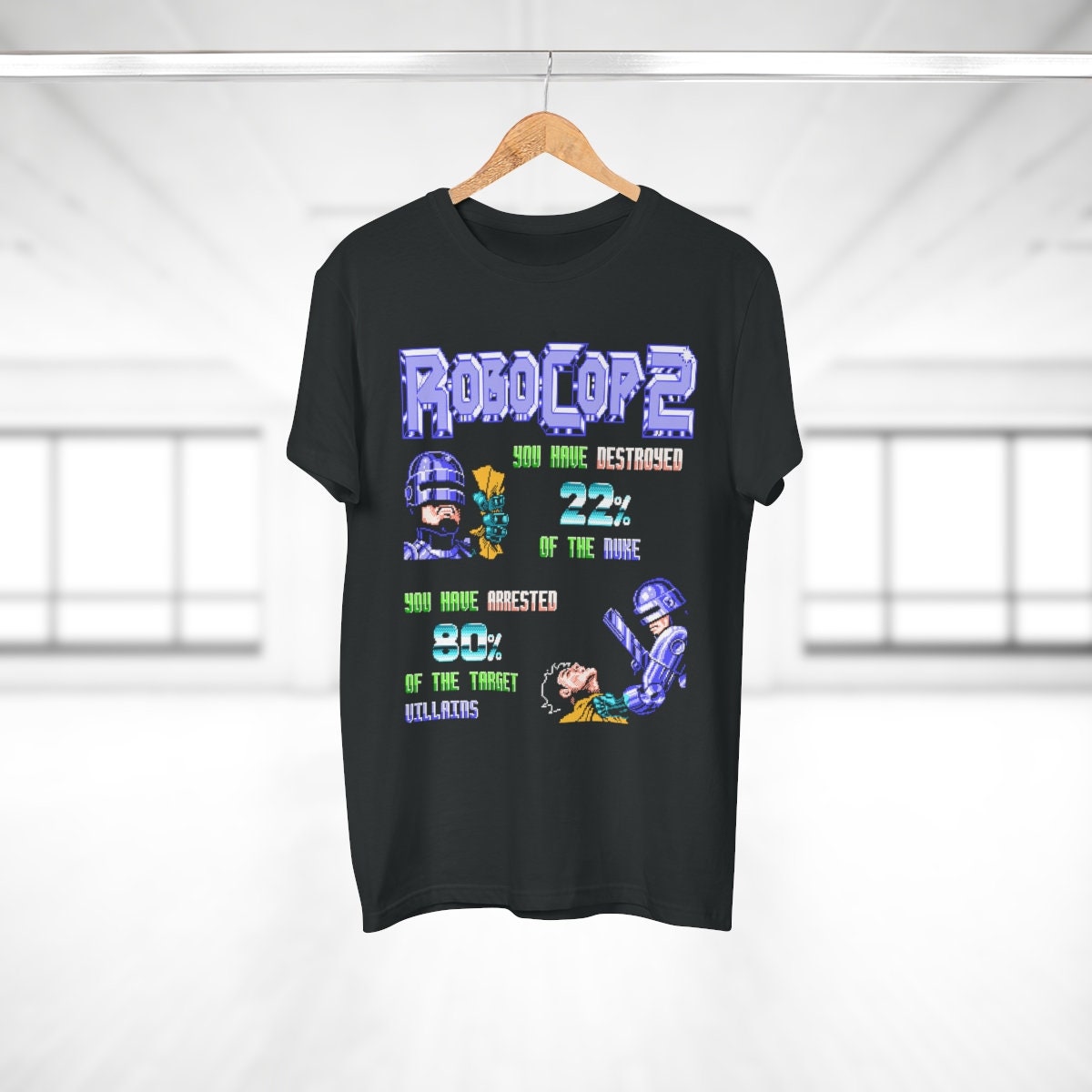 Robocop 2 Nuke Screen Poster Arcade NES Famicom Game 8 Bit - Etsy