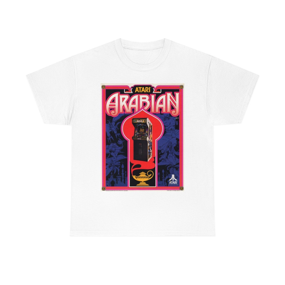 Arabian Atari Arcade Nes Game Screen Poster Box T Shirt - Etsy