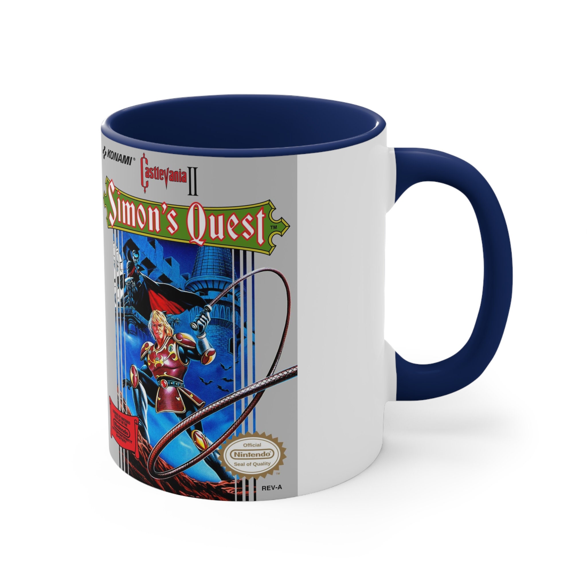 Castlevania 2 Simons Quest NES 8 Bit Game Box Cover Famicom Accent ...