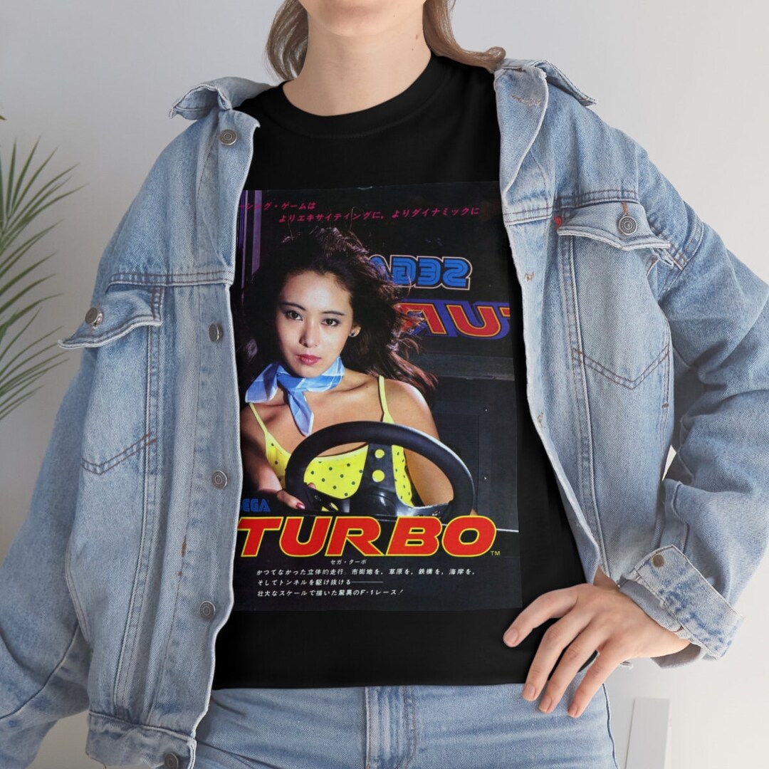 Turbo Arcade Nes Game Screen Poster Box T Shirt Natural Color All Sizes ...