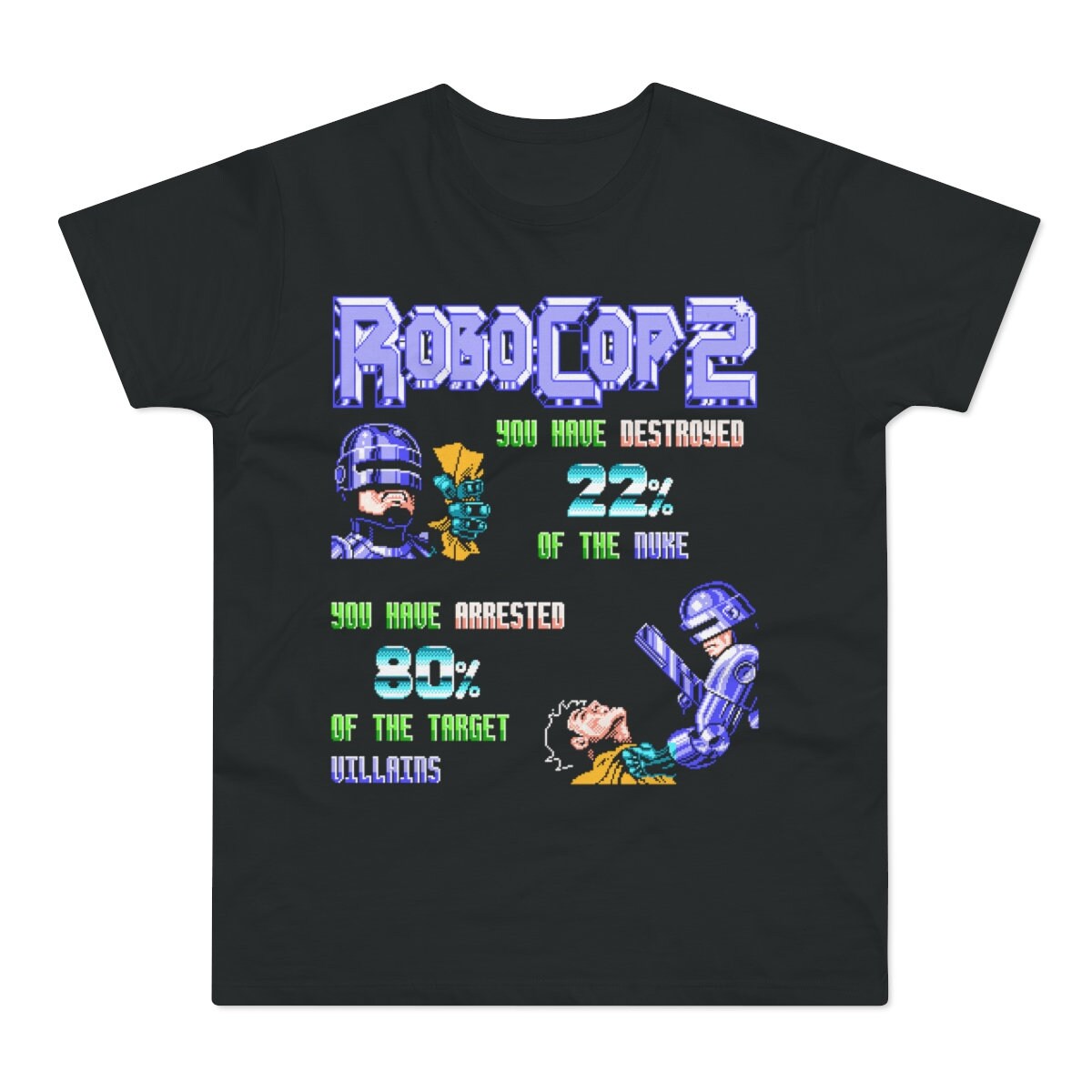 Robocop 2 Nuke Screen Poster Arcade NES Famicom Game 8 Bit - Etsy