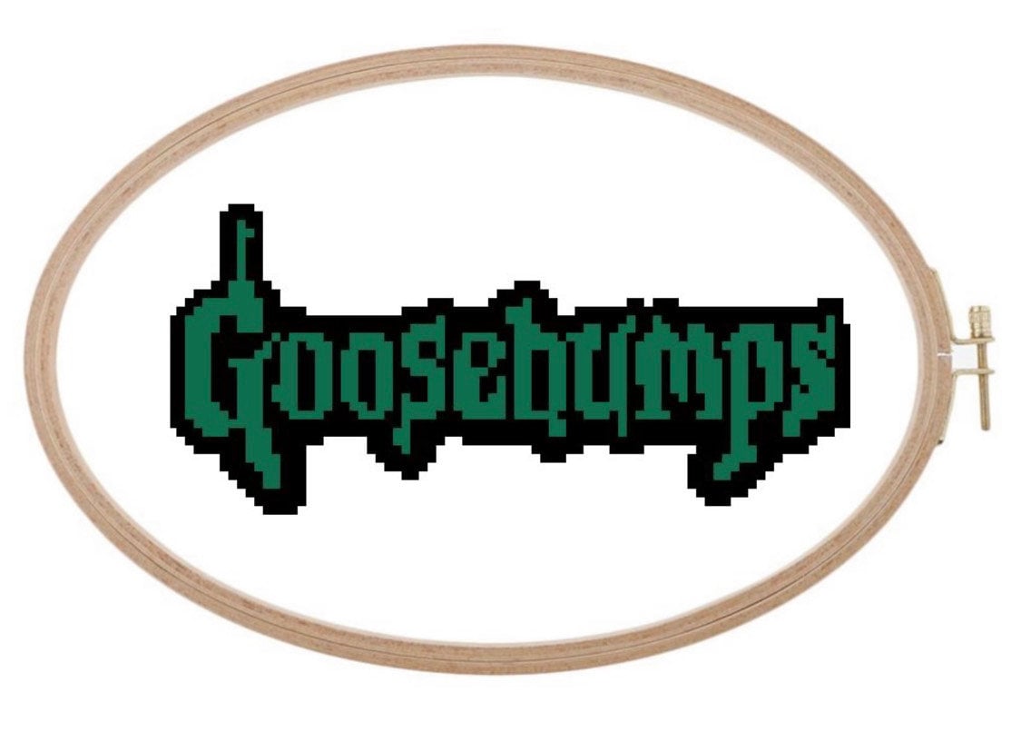 Goosebumps & Are You Afraid of the Dark Cross Stitch Pattern - Etsy