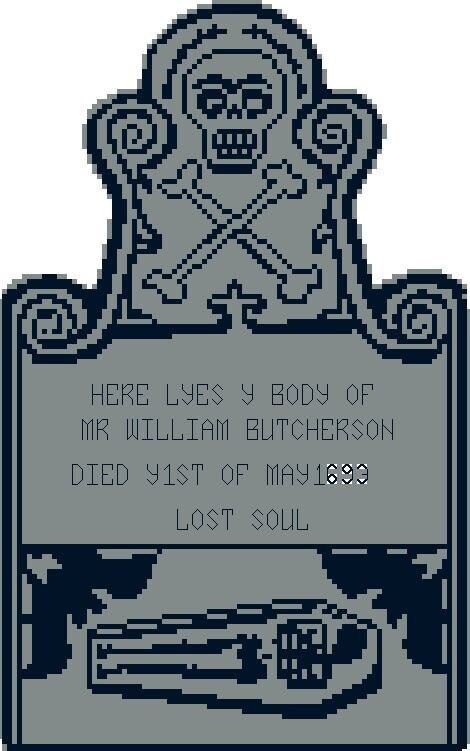 Hocus Pocus Billy Butcherson Tombstone Cross Stitch Pattern - Etsy