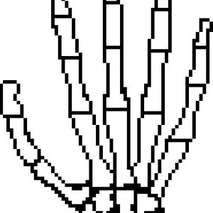 Skeleton Hand Cross Stitch Pattern - Etsy