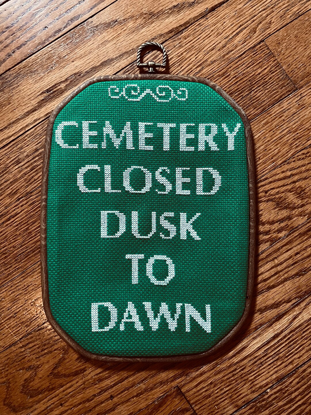 Cemetery Signs Cross Stitch Patterns PDF - Etsy