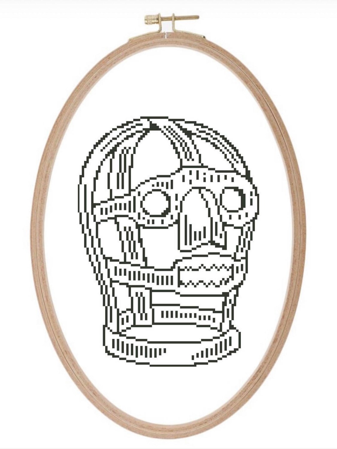 Scolds Bridle Medieval Torture Device Witch Trials Cross Stitch Pattern ...