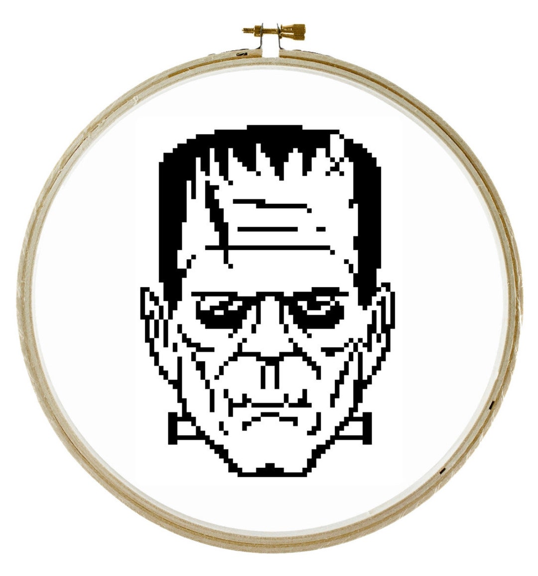 Frankenstein's Monster Cross Stitch Pattern - Etsy
