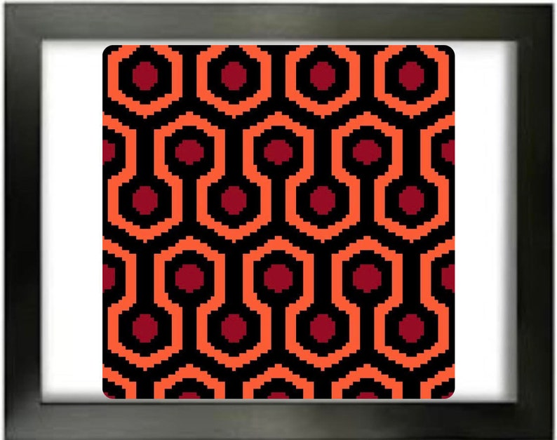 Stanley Kubrick Horror - the Shining Carpet - Cross Stitch Pattern PDF ...
