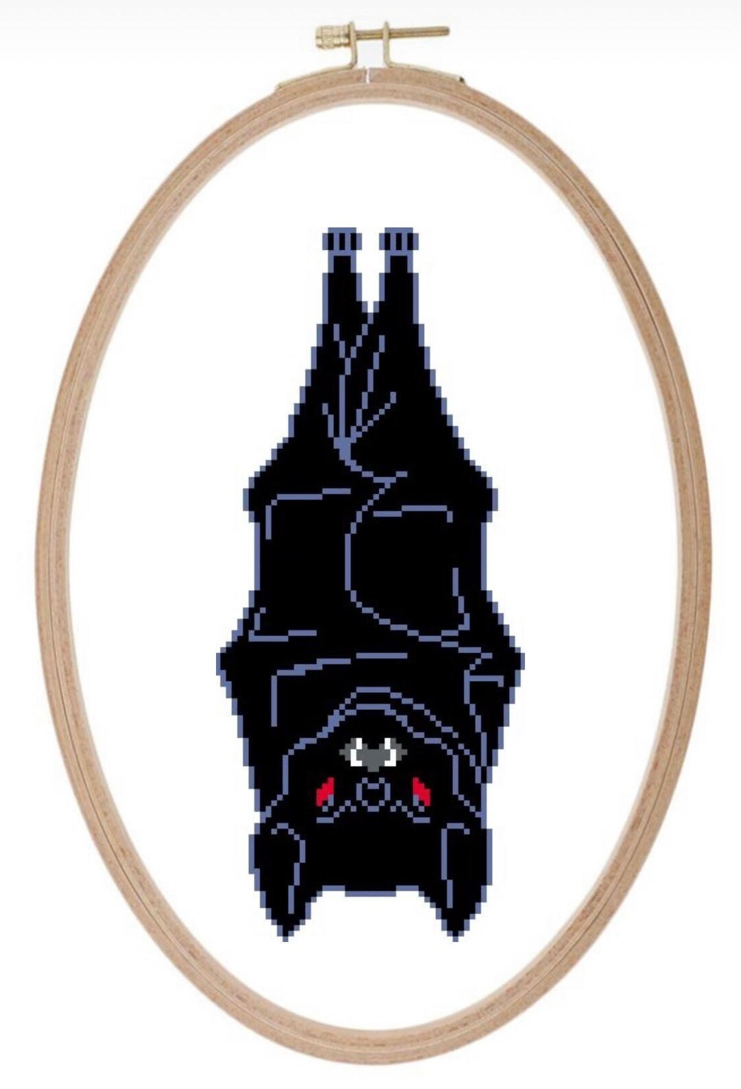 Hanging Bat Cross Stitch Pattern PDF - Etsy