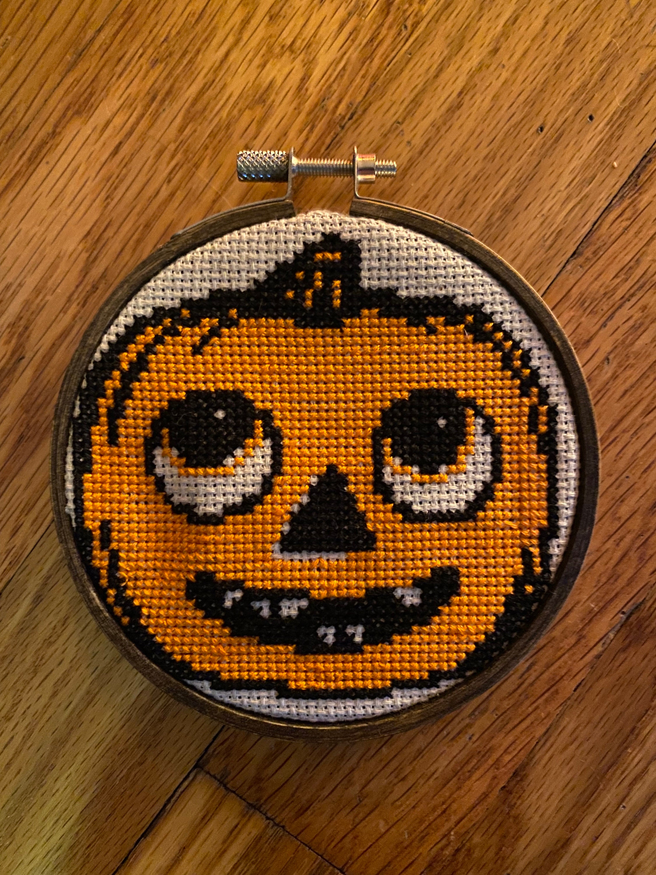 Vintage Halloween Pumpkin Cross Stitch Pattern PDF - Etsy