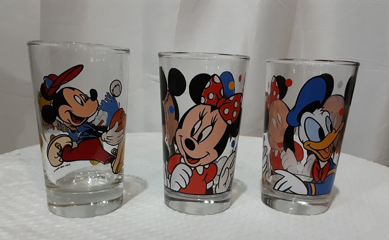 Lot of 3 Walt Disney Glasses - Etsy