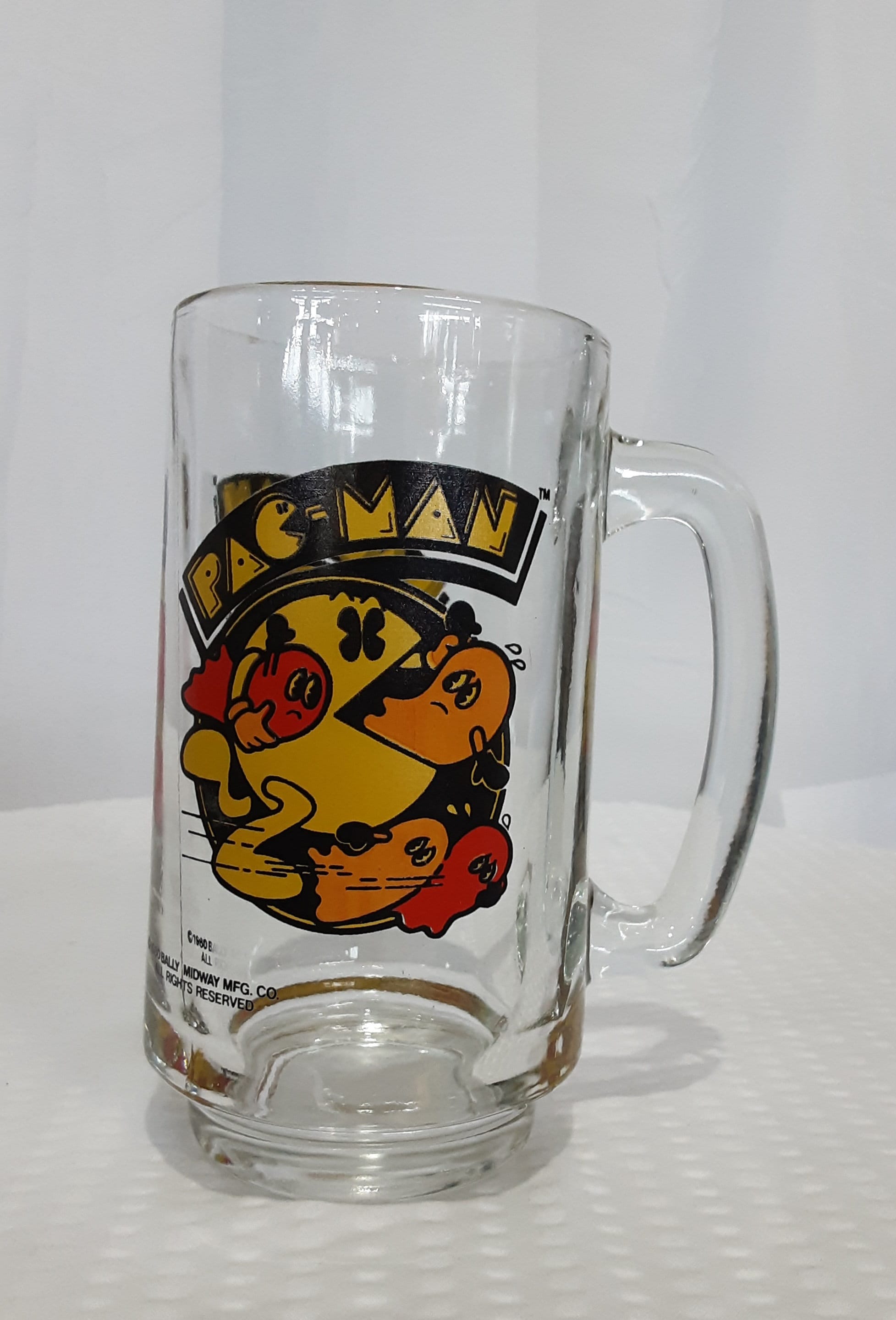 1980 PAC-MAN Collectible Glass/ Beer Stein - Etsy