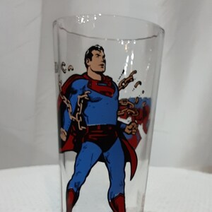 Superman 1975 Pepsi Collector Series Collectible Glass - Etsy