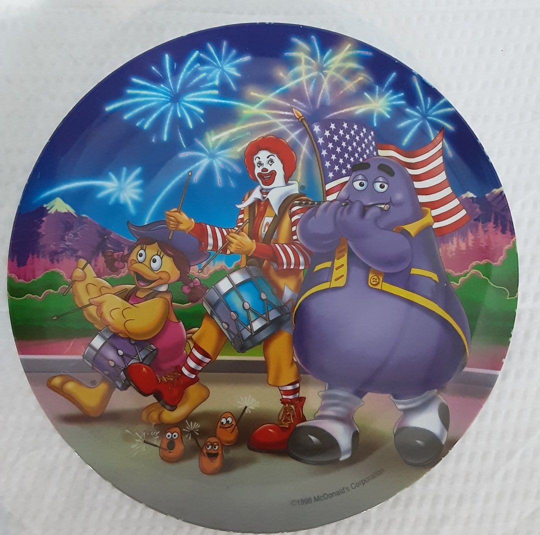 Mcdonald's 1998 July 4th Parade Collectible Plate - Etsy