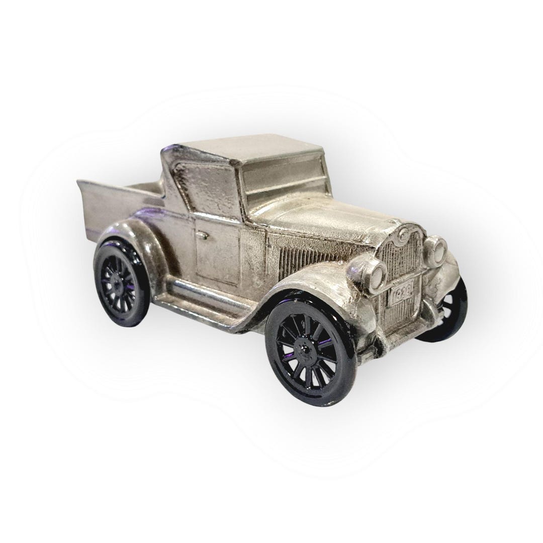 Vintage 1928 Chevy Pickup Banthrico Pewter Coin Bank - Etsy