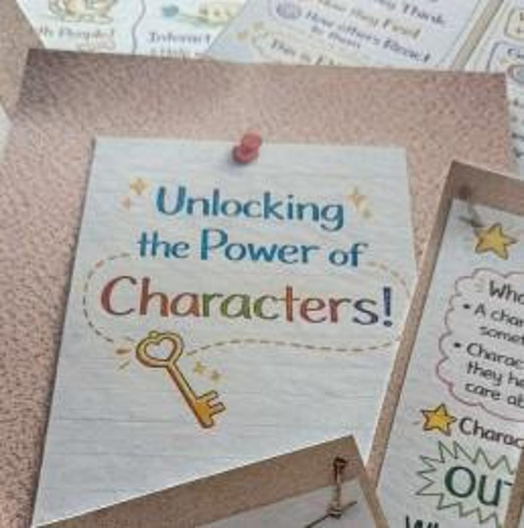Character Study Anchor Chart - Etsy